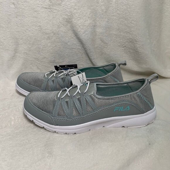 Fila | Shoes | New Fila Memory Foam Size 1 Pilota Gray Slip On Casual ...